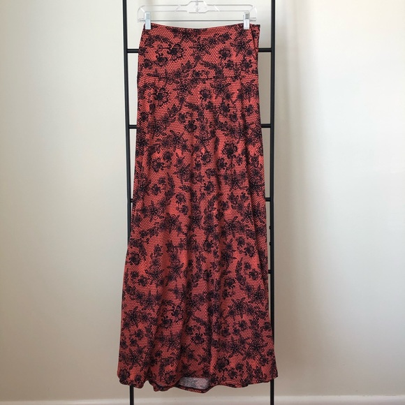 LuLaRoe | Skirts | Lularoe Llr Medium Maxi Skirt | Poshmark